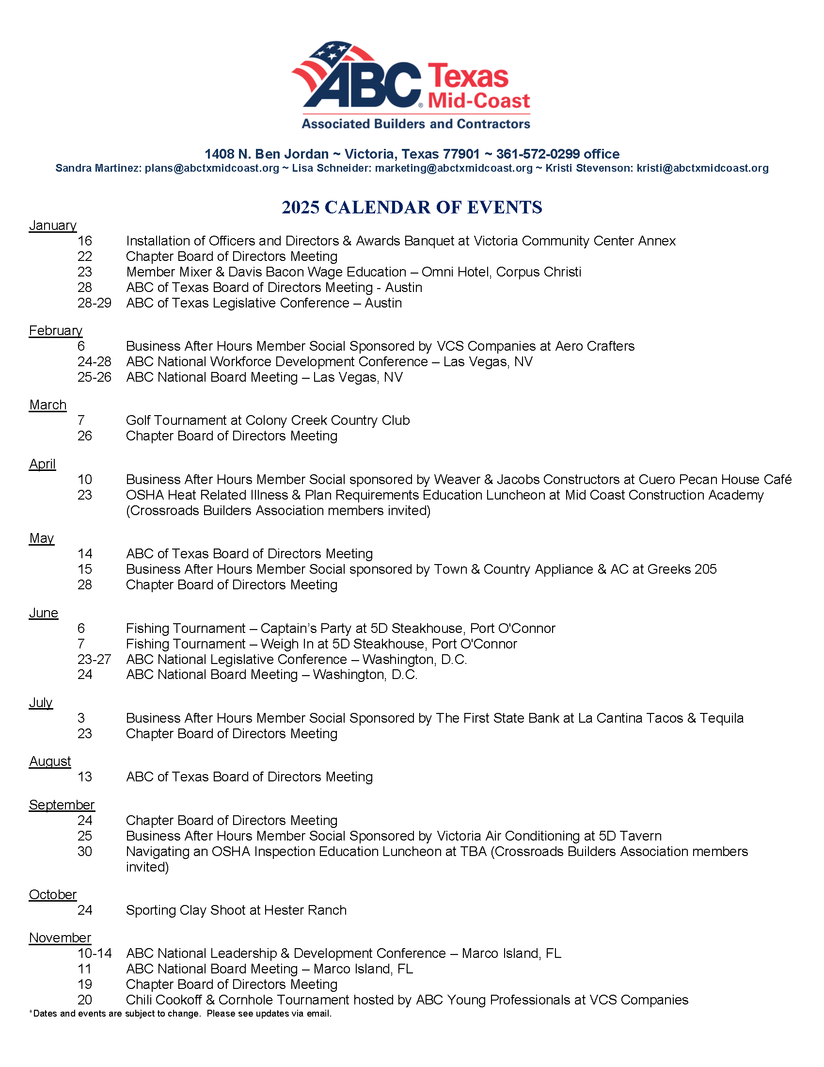 Associated Builders and Contractors, Inc. – Texas Mid Coast Chapter ...